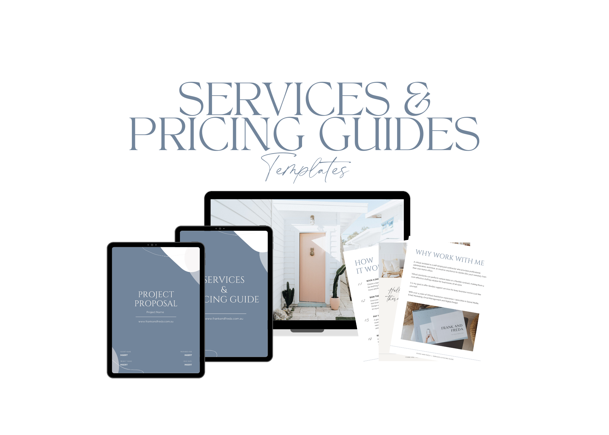 Pricing templates - Frank and Freda